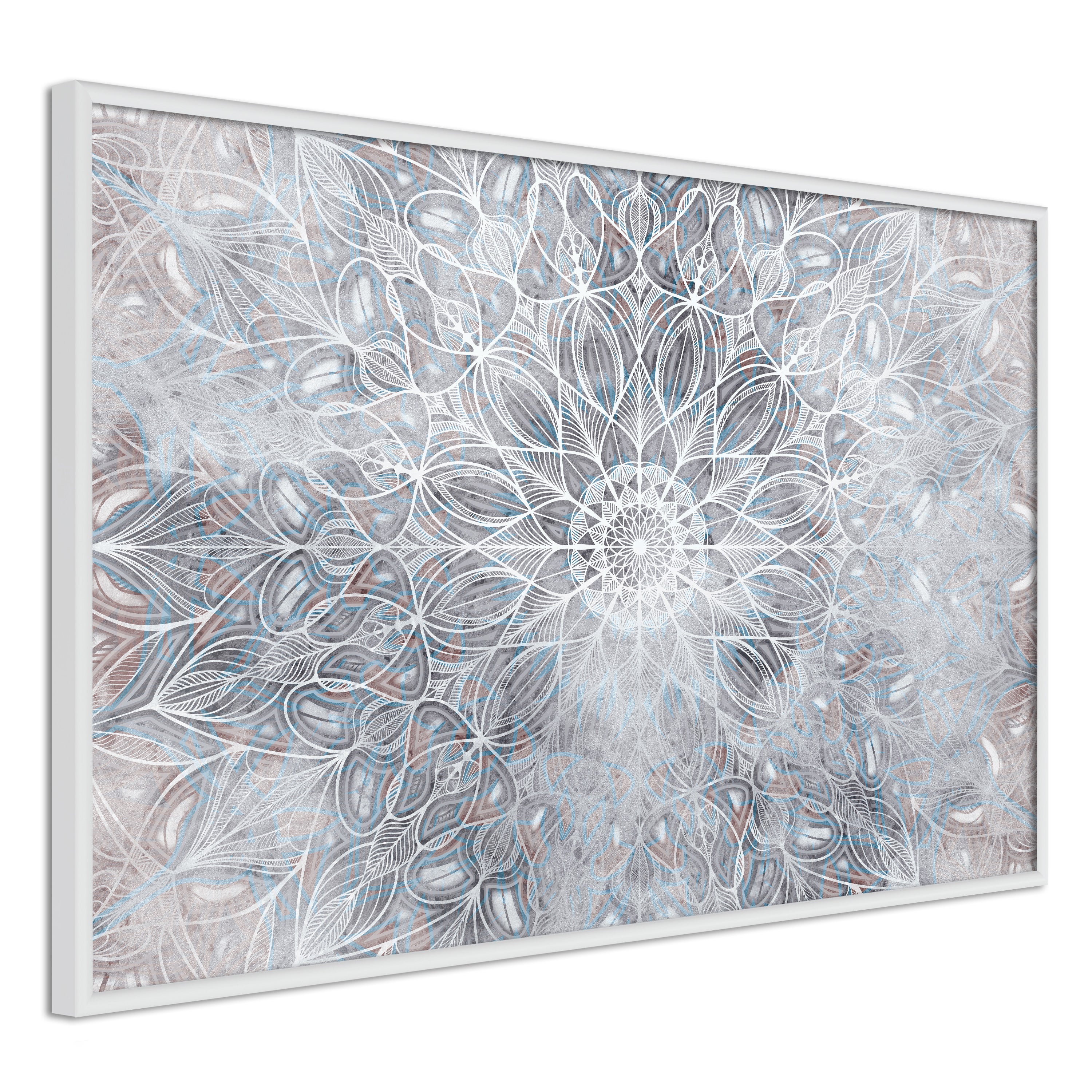 Poster et affiche - Winter Mandala - 90x60 | Leroy Merlin