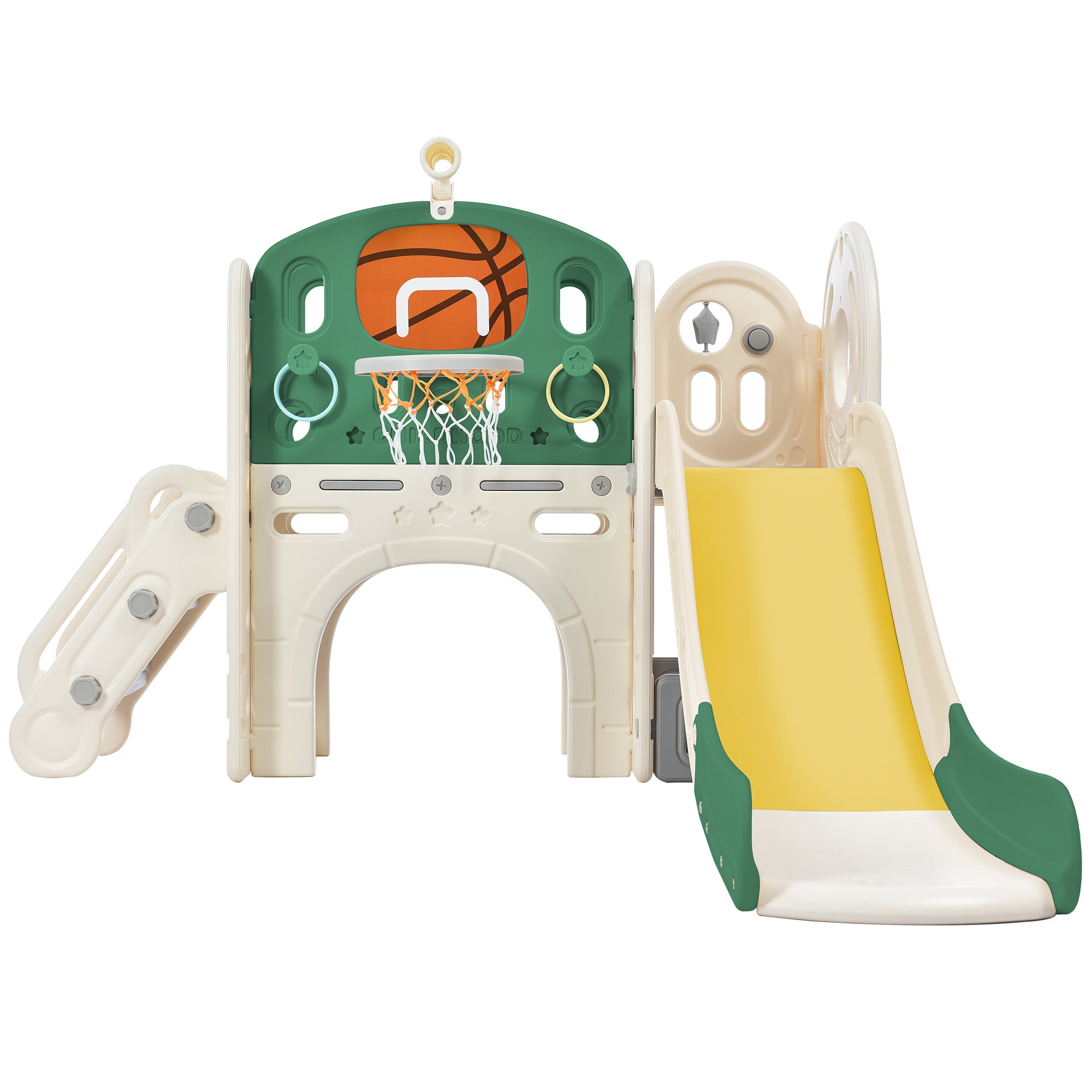 Toboggan combiné pour enfants avec un long toboggan | Leroy Merlin