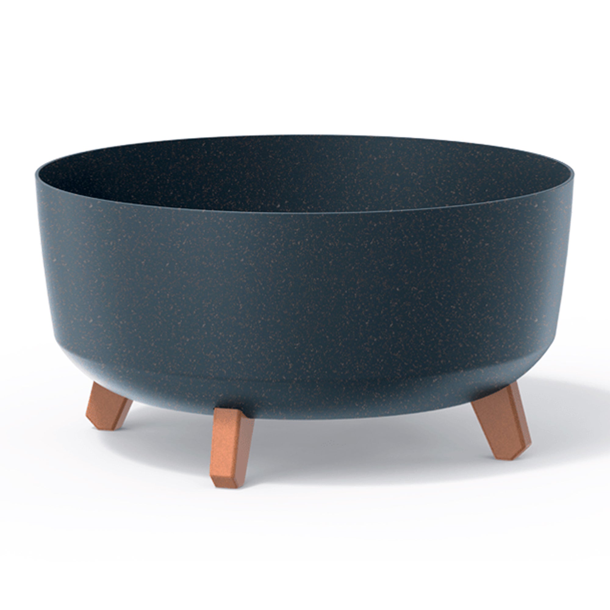 Pot de fleurs bas 14,3L avec pieds amovibles et insert 380 mm ...