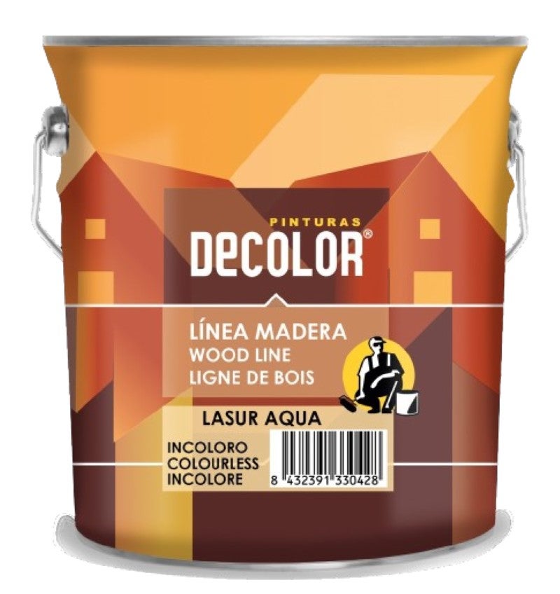 Barniz Lasur Roble al Agua para Madera. Interior y Exterior. 750 ML ...