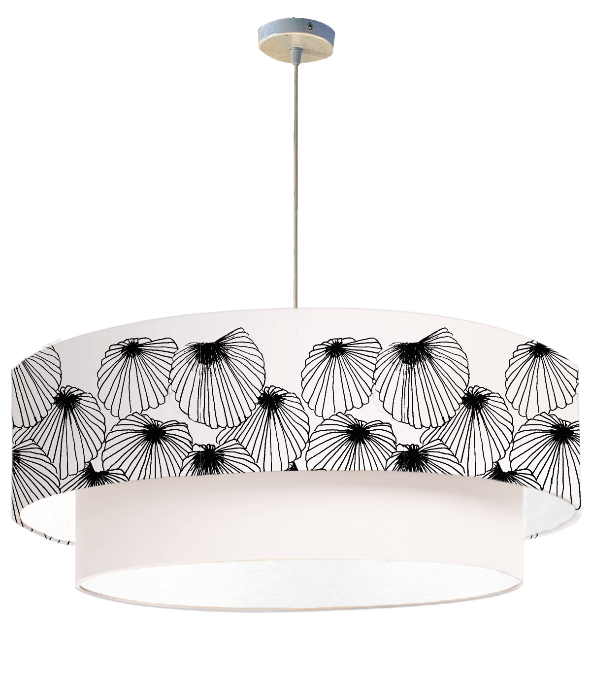 Suspension Double Coquillage D: 65 x H: 30 | Leroy Merlin