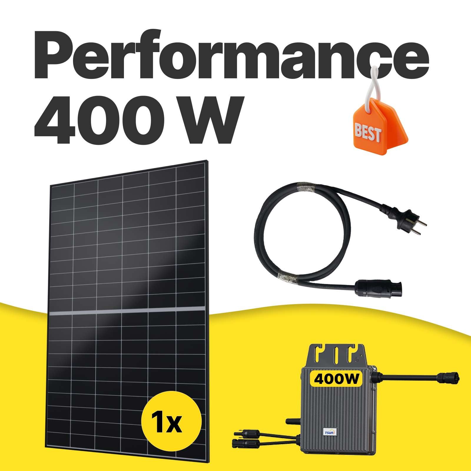 Robinsun®️ Kit solar 400 Flat| 1x Panel solar Aiko Neostar 2P - 470 ...