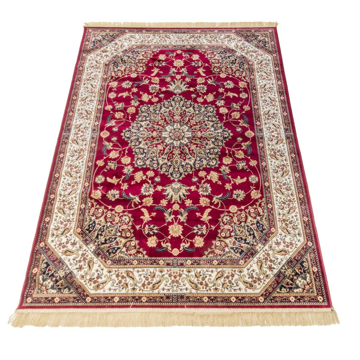 Tapis RUBINE 100x140 cm ROUGE | GalleriaFarah1970 | Leroy Merlin