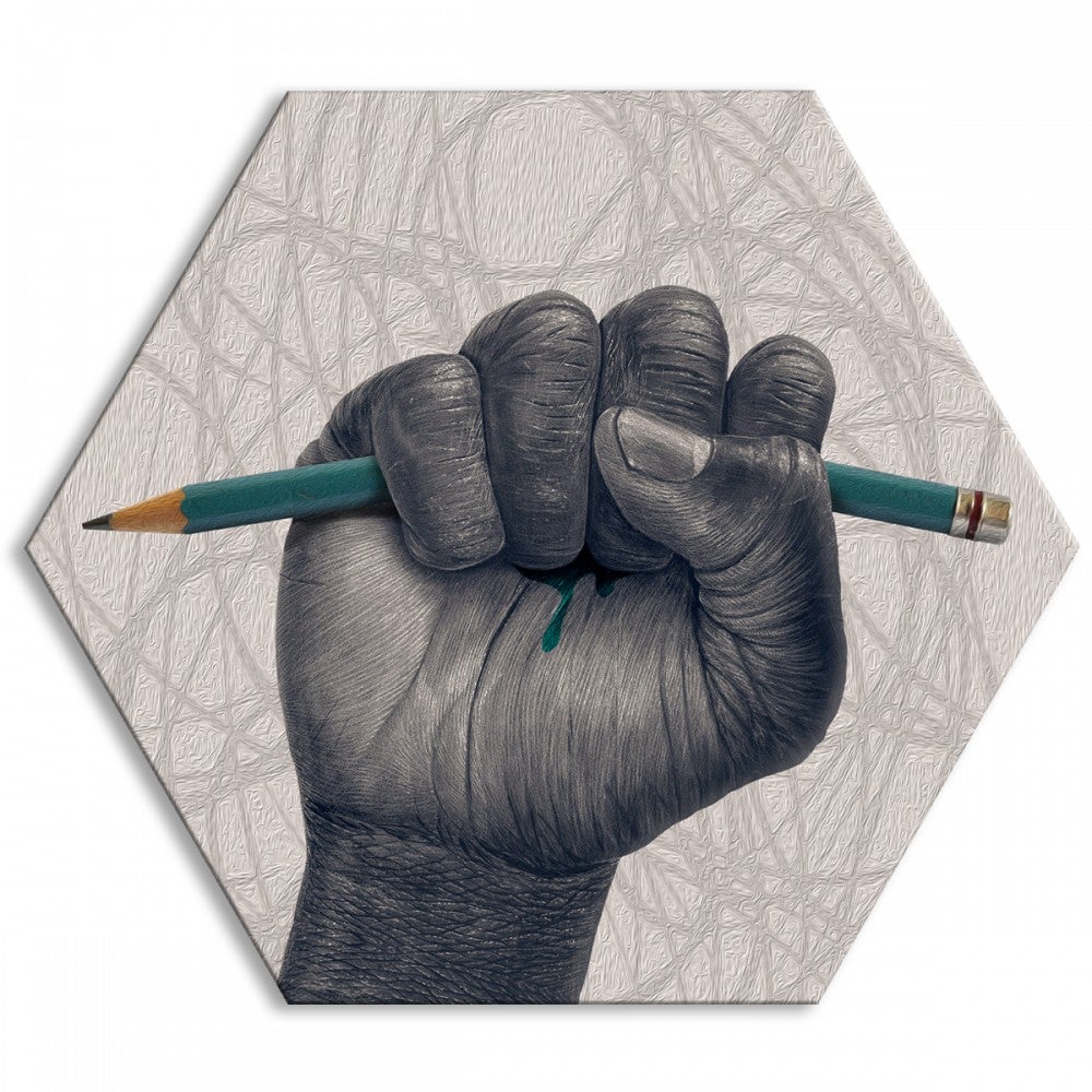 LA CENSURE - Toile Hexagonale - Tableau Imprimé Sur Toile Et Monté Sur ...