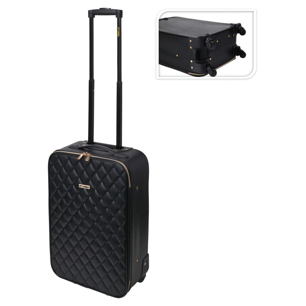 Valise design de courtepointe 28 L noir ProWorld | Leroy Merlin
