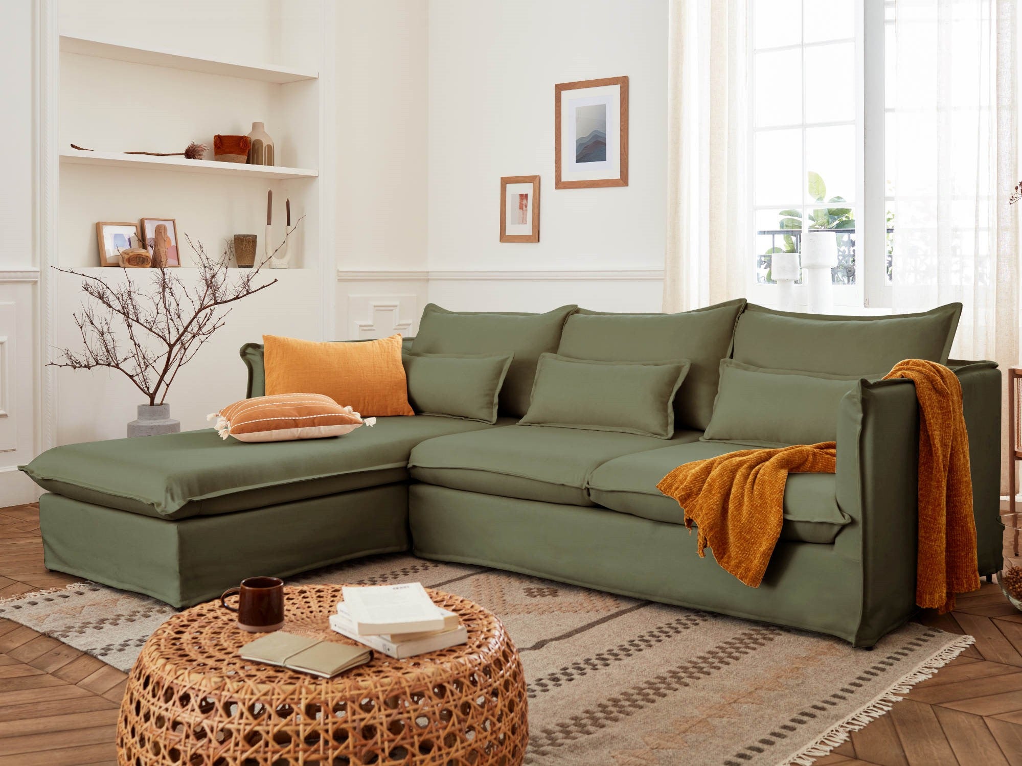 Canape D Angle Tissu