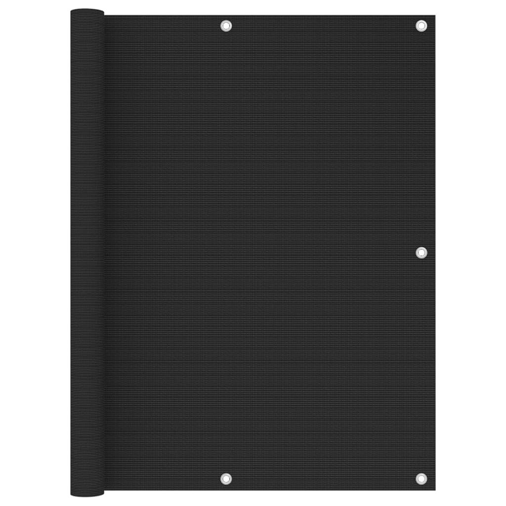 Toldo para balcón HDPE negro 120x400 cm | Leroy Merlin