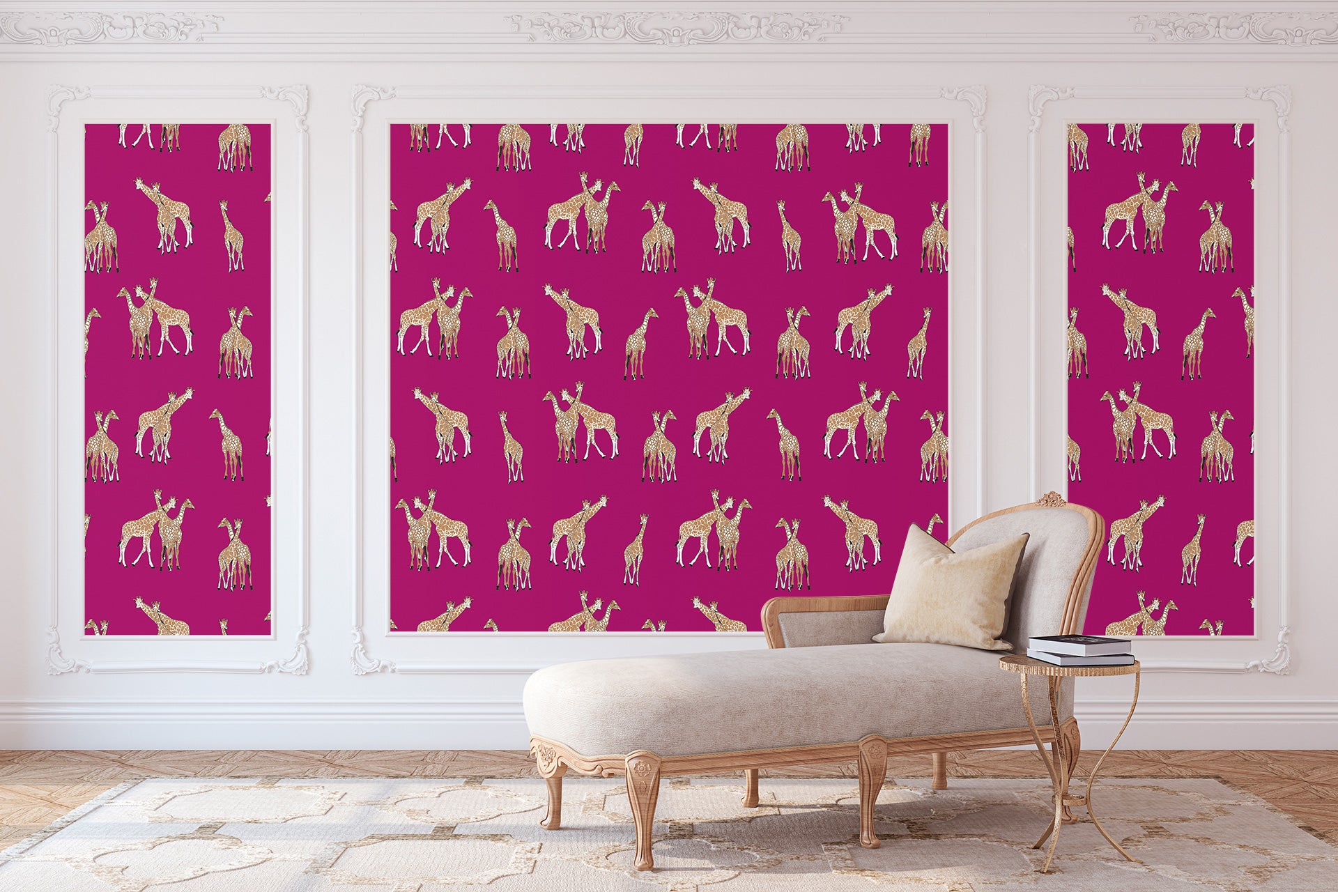 Jirafas 7 - Mural no tejido de 156 x 300 - by TESSA FDZ-DURÁN | Leroy ...