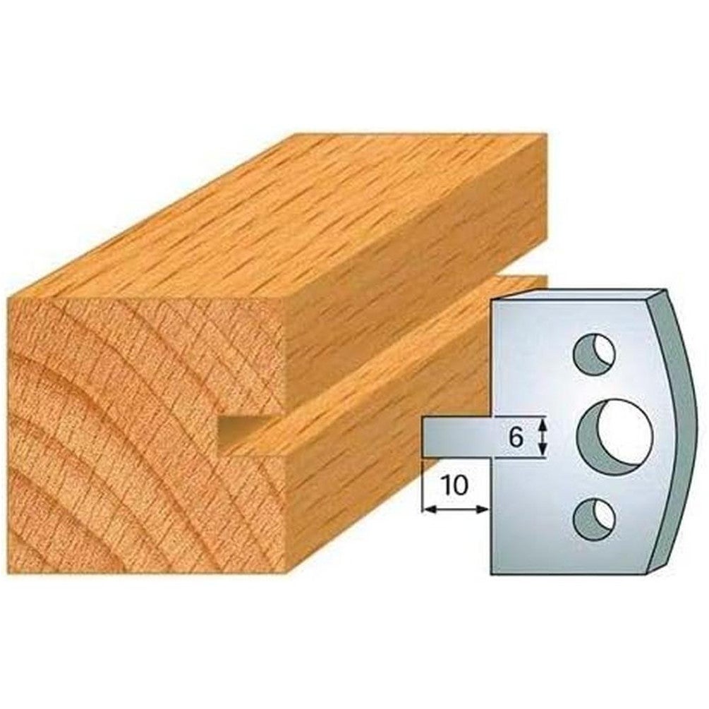 Jeu de 2 Contre-fers Profilés Acier HT 38 x 4 mm - N°016 Rainure 6 mm ...