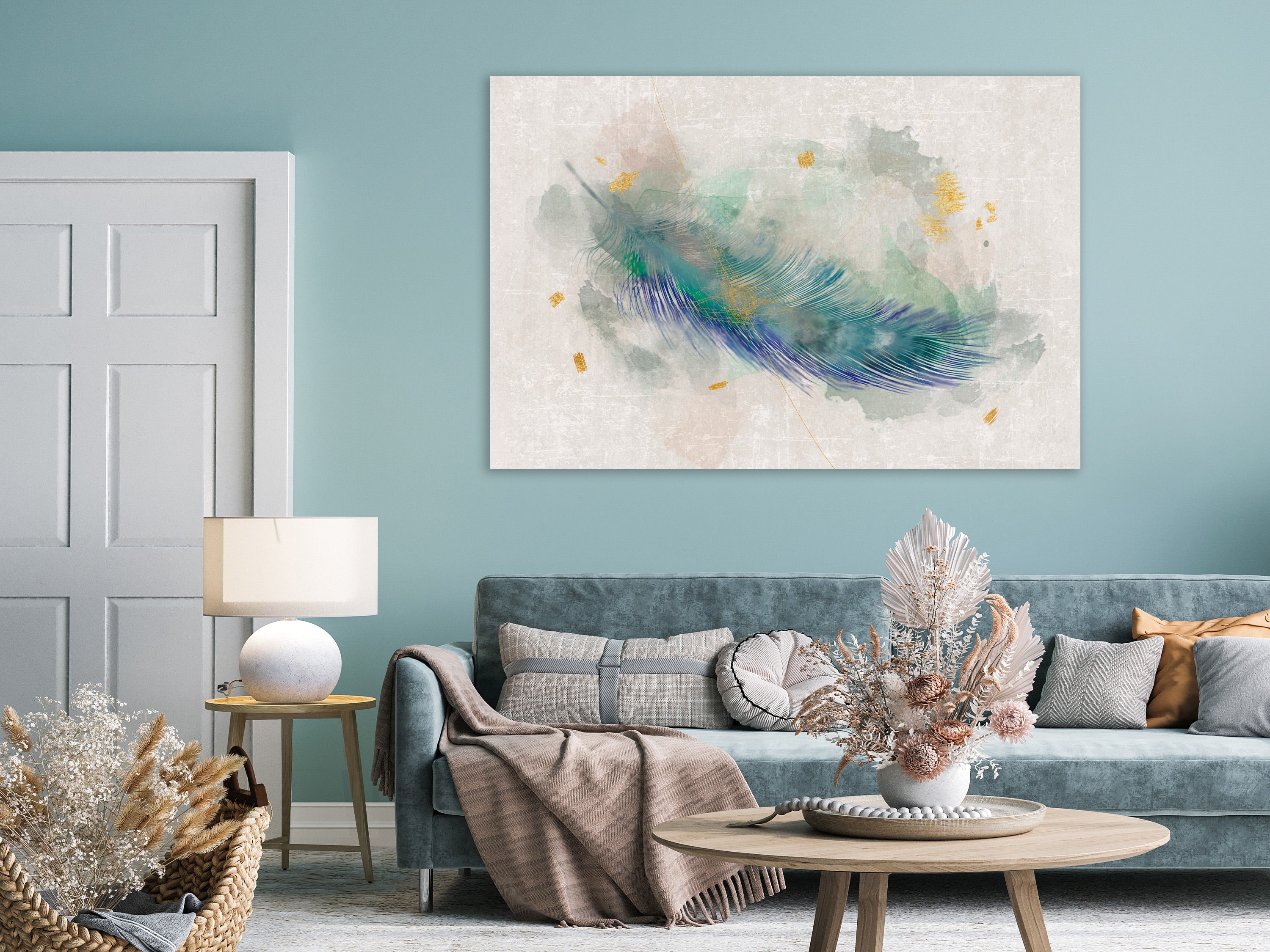 Tableau - Blue Adventure (1 Part) Wide [60x40] | Leroy Merlin