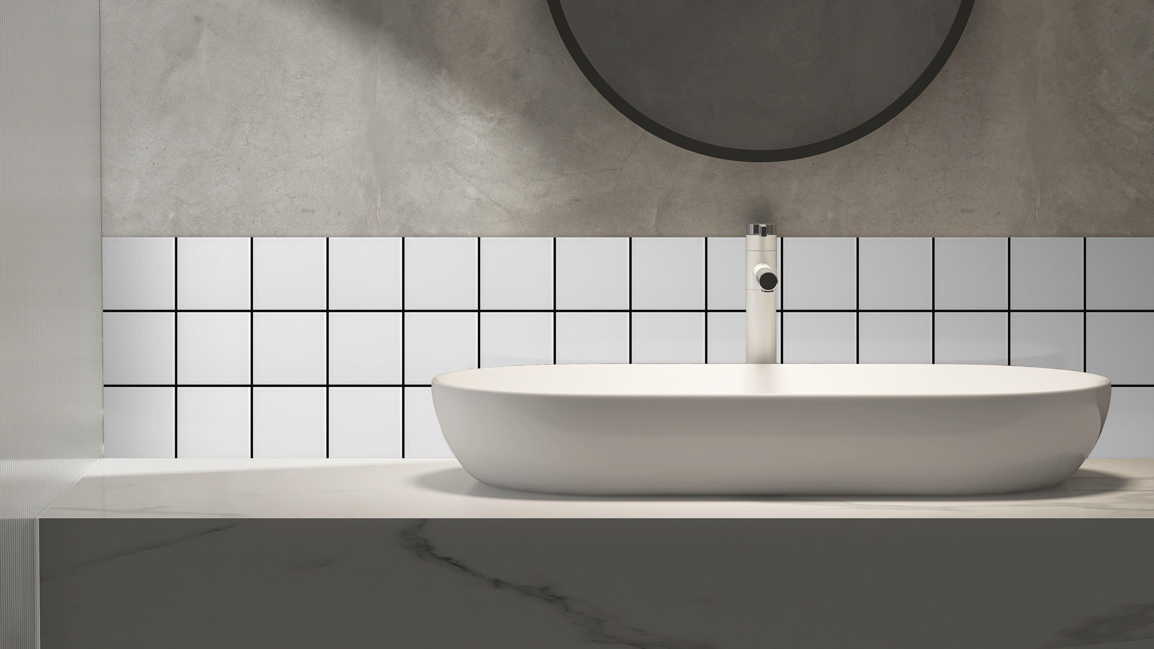 Azulejo de pared 10x10 cm acabado liso color Blanco Mate (1m2) | Leroy ...