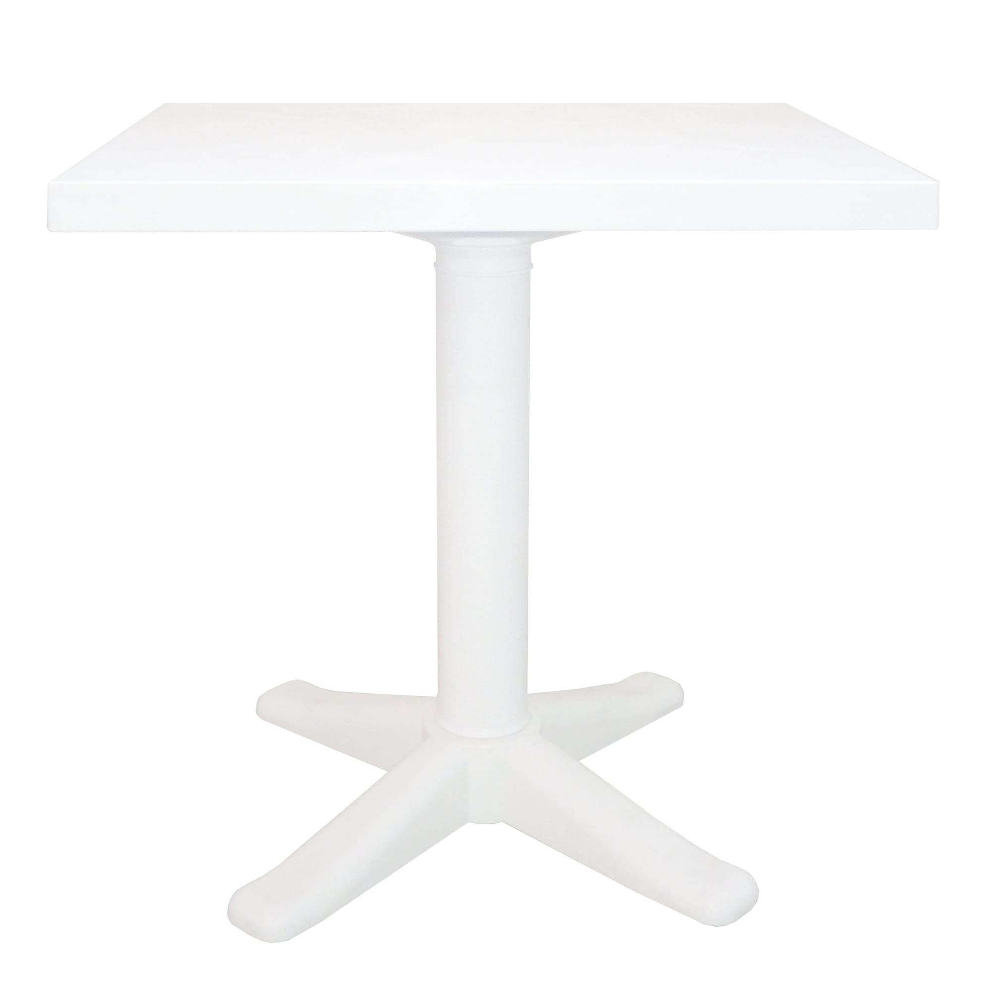 Mesa cuadrada exterior 70x70 blanco BANYOLES garbar | Leroy Merlin