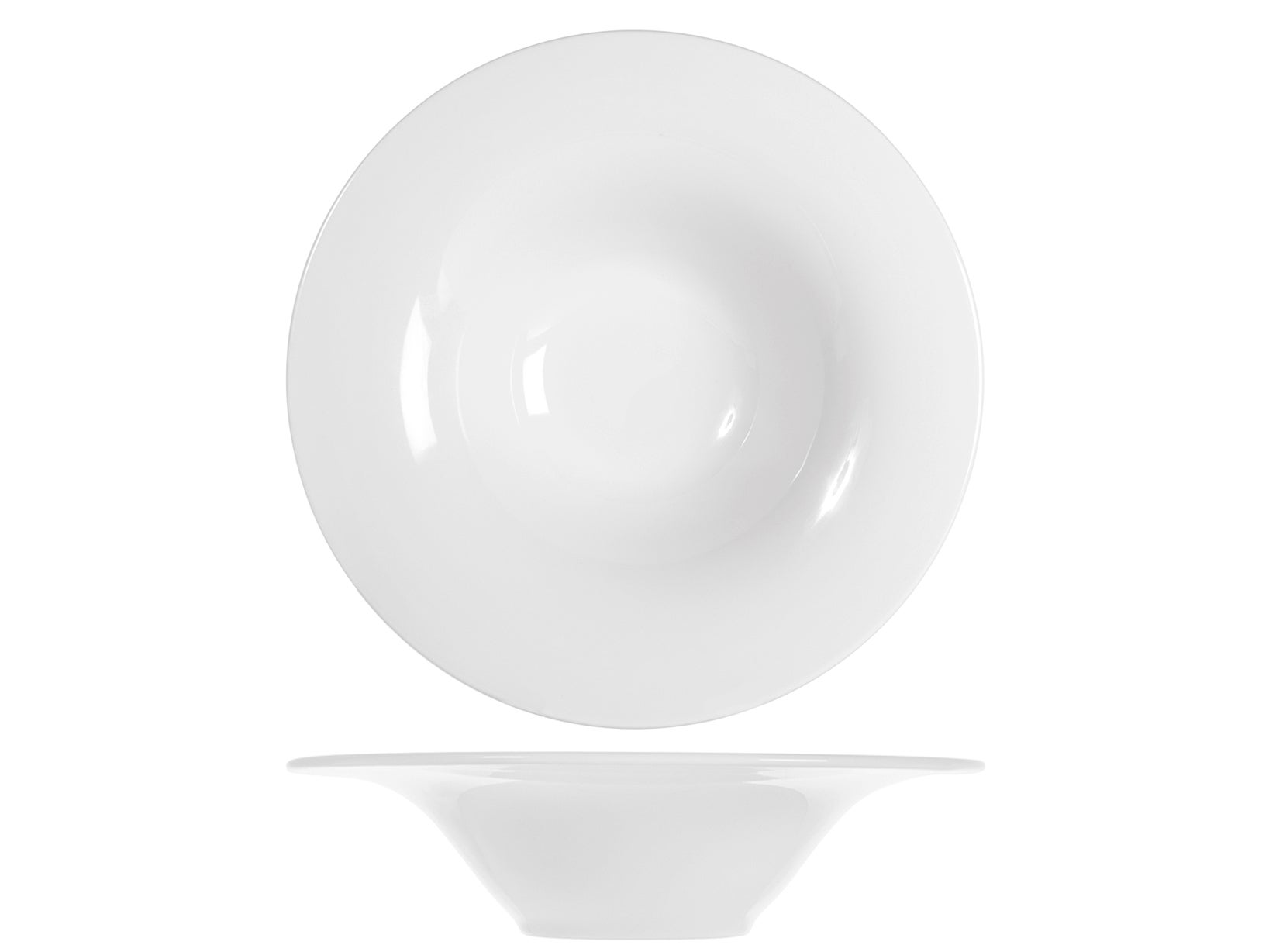Piatto In Porcellana Gourmet Bianco Profondo/Alto 27Cm | Leroy Merlin