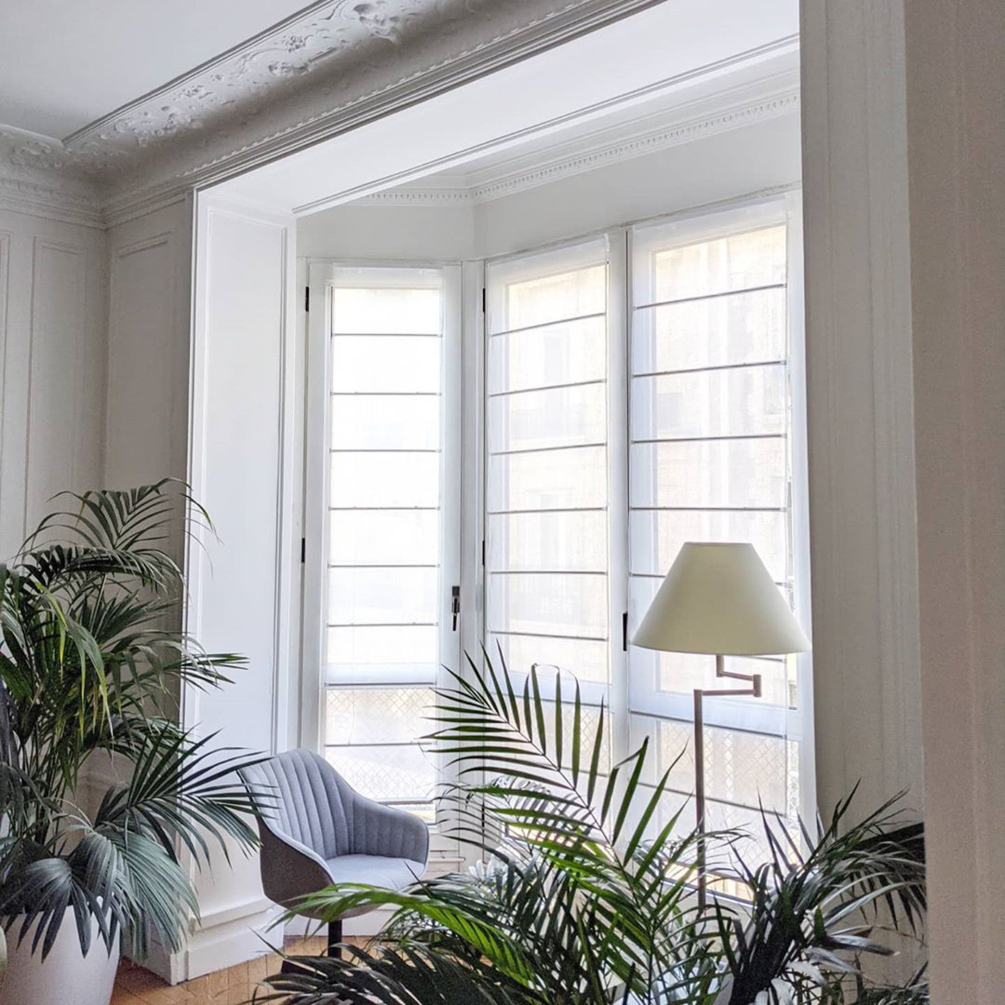 MADURA - Store bateau Carlina en Lin lavé légèrement froissé Blanc ...