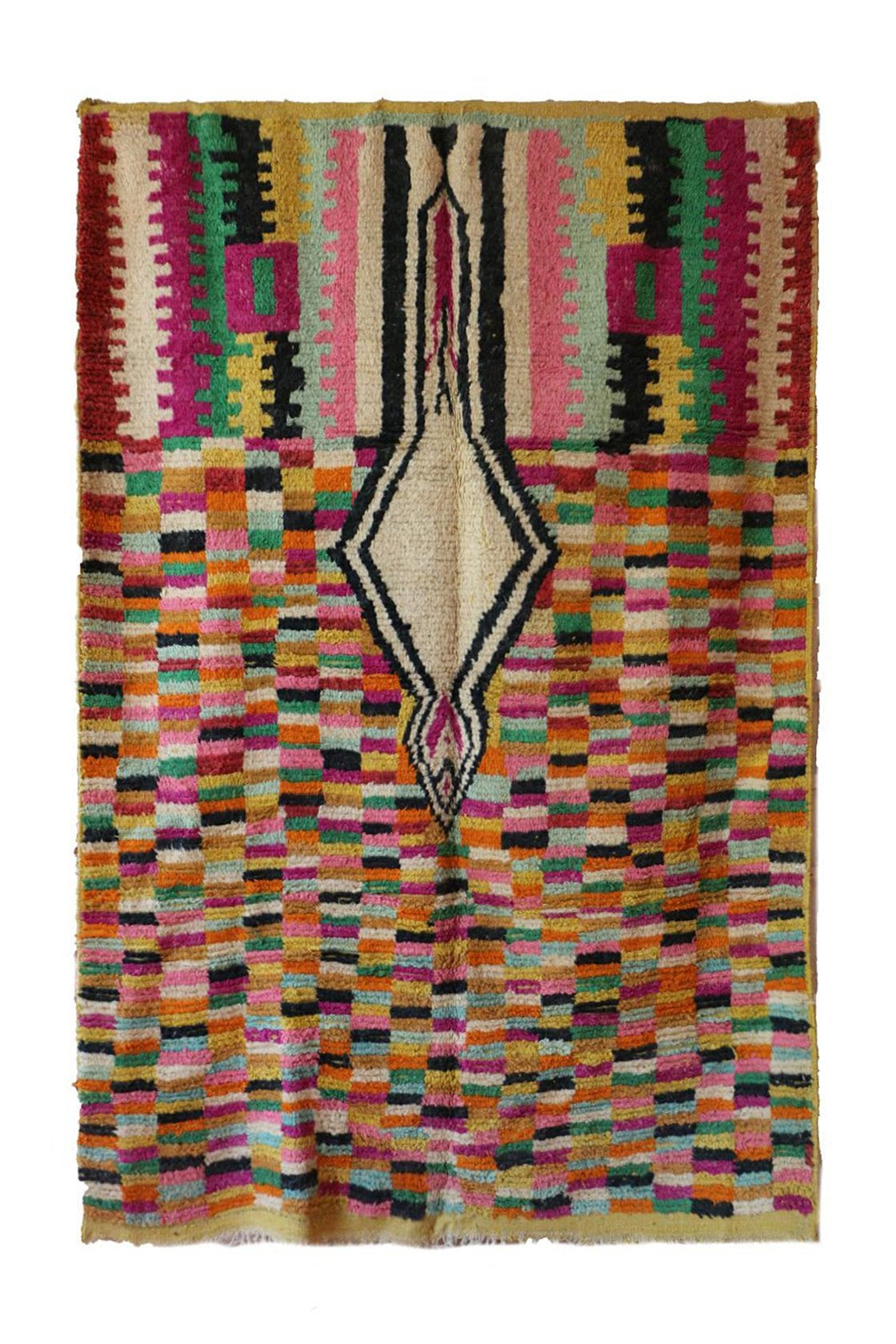 Tapis Berbere marocain pure laine 200 x 300 cm 200 cm x 300 cm | Leroy ...