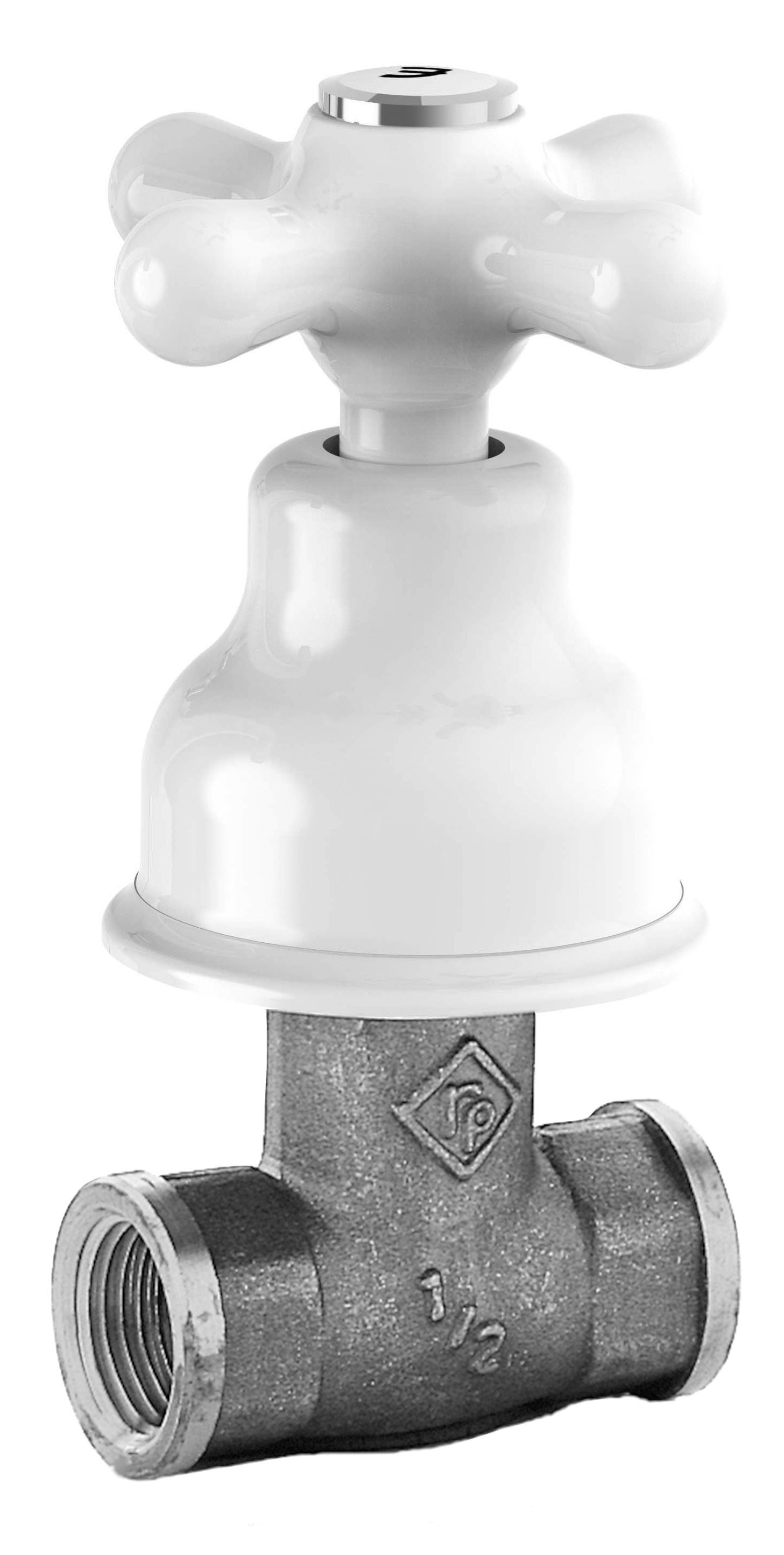 Paffoni robinet encastrable série Iris - Chrome/Blanc | Leroy Merlin