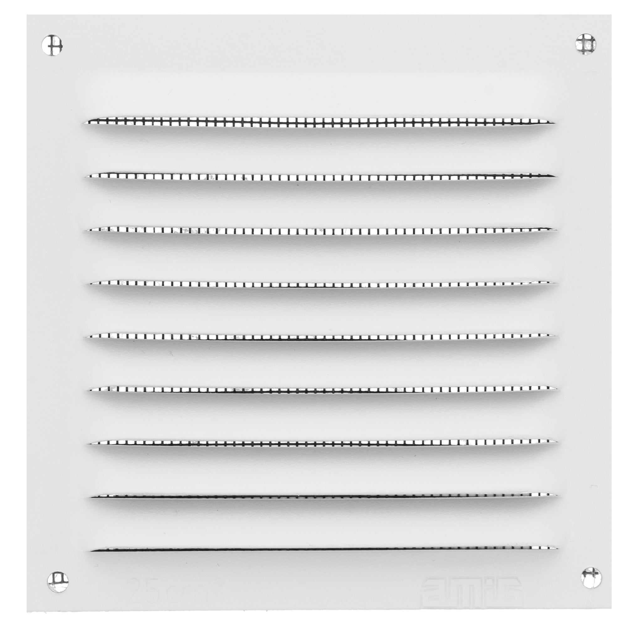 Amig - Grille de ventilation carrée en Aluminium avec moustiquaire ...