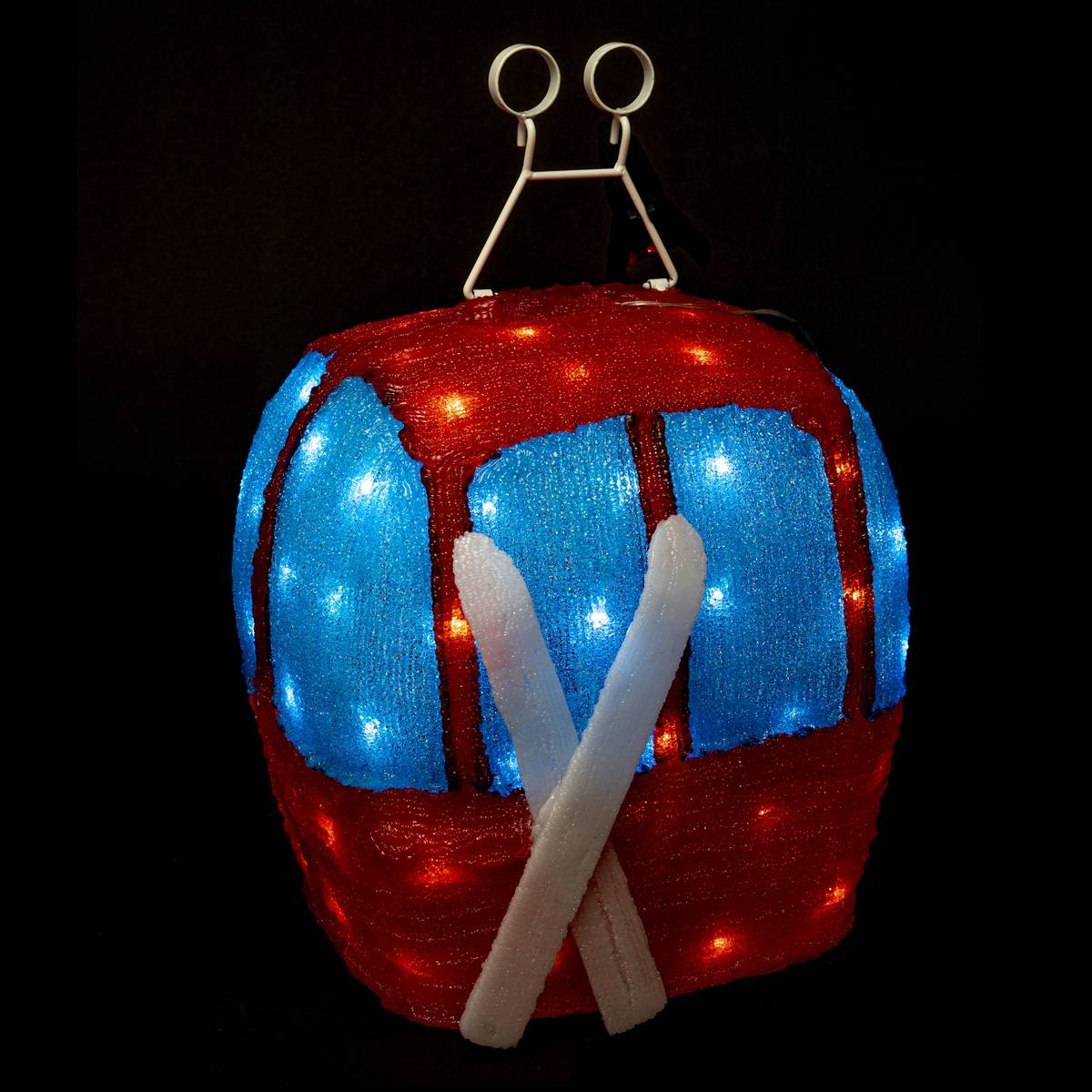 Télécabine lumineuse extérieure H36.5cm 80 LED + transfo Feeric lights & christmas | Leroy Merlin