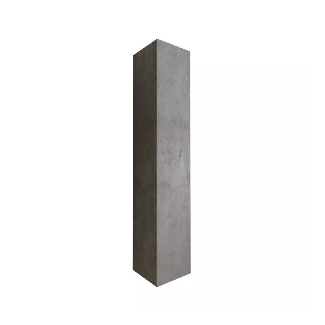 Mueble de baño suspendido, 1 puerta, colección BURA. Color concreto ...