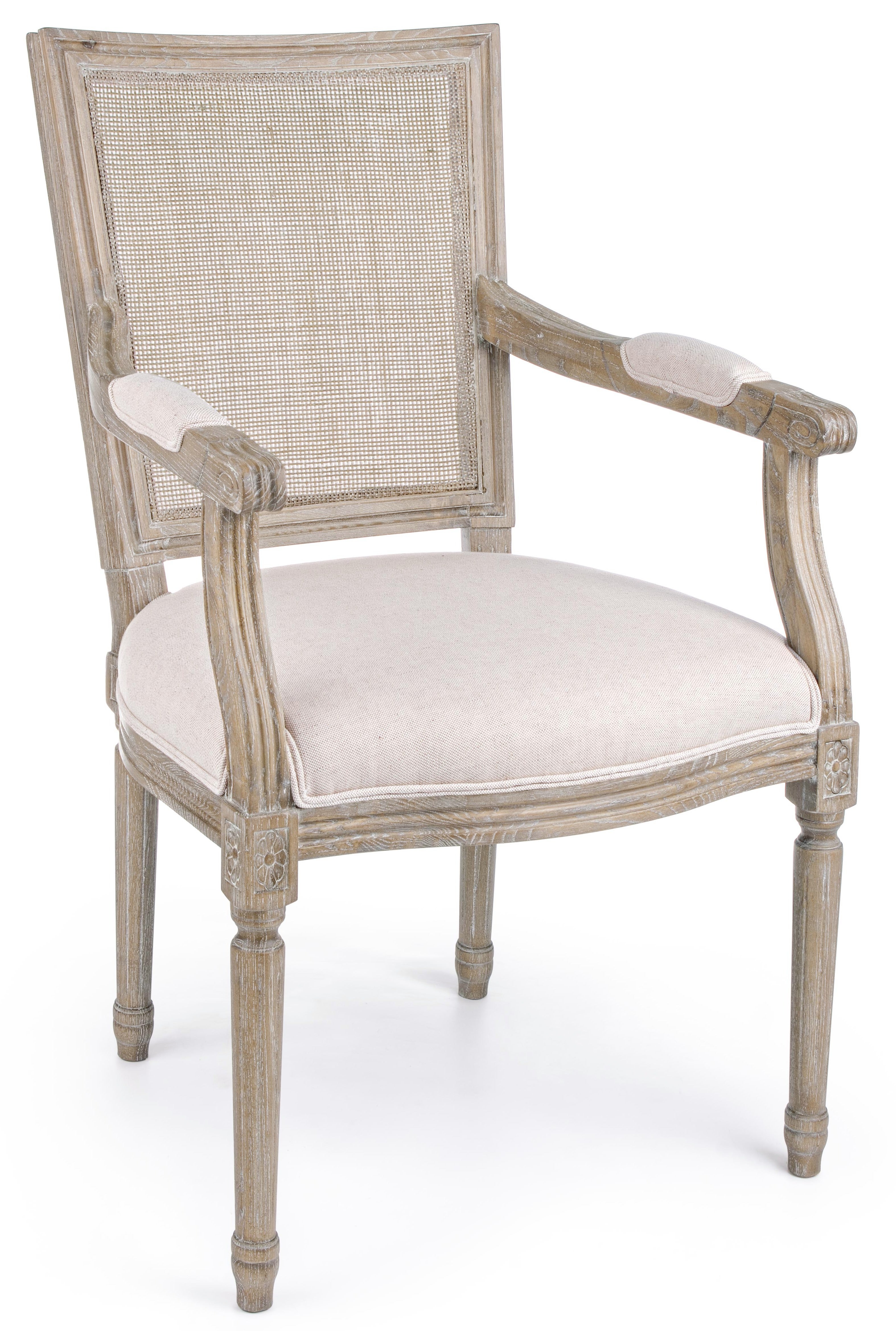 Fauteuil en bois de frêne beige Liliane | Leroy Merlin