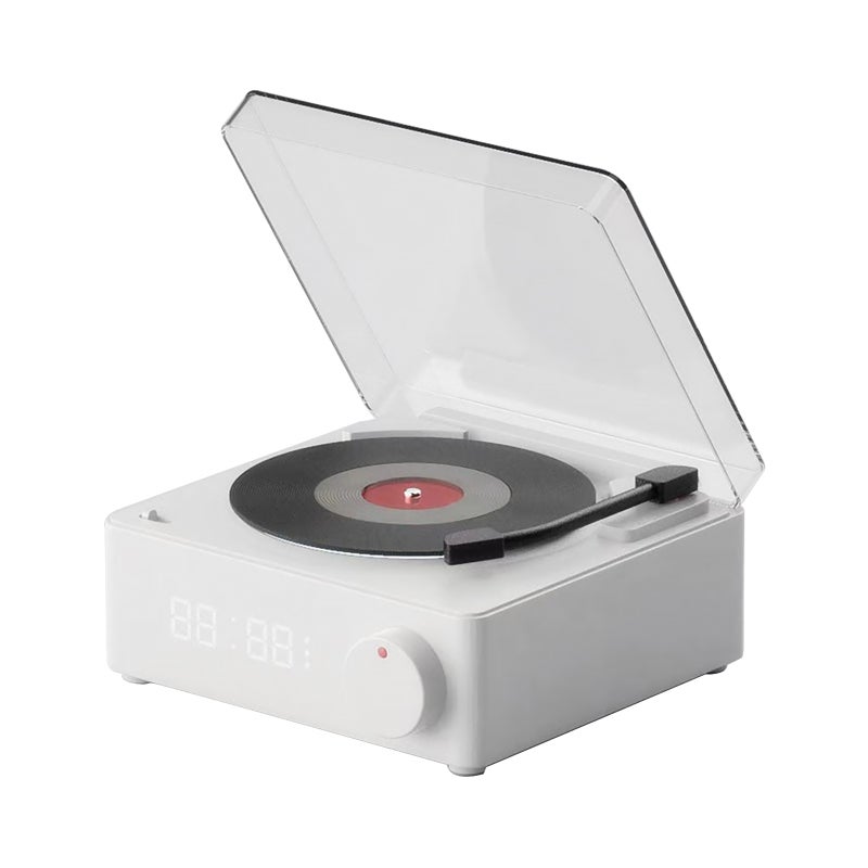 Despertador ,Tocadiscos con altavoz despertador Bluetooth retro de ...