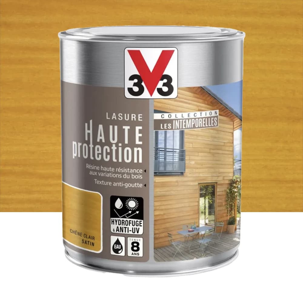 Lasure Haute Protection V33 Les Intemporelles Chêne clair 1 L ...