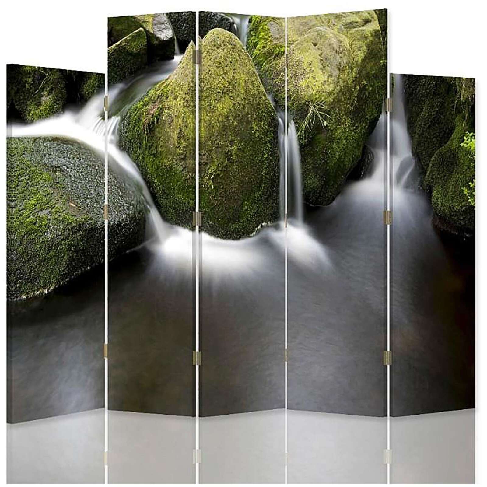 Paravent Déco Zen Pierres et Rivière pour Intérieur - 180 x 180 cm - 2 ...
