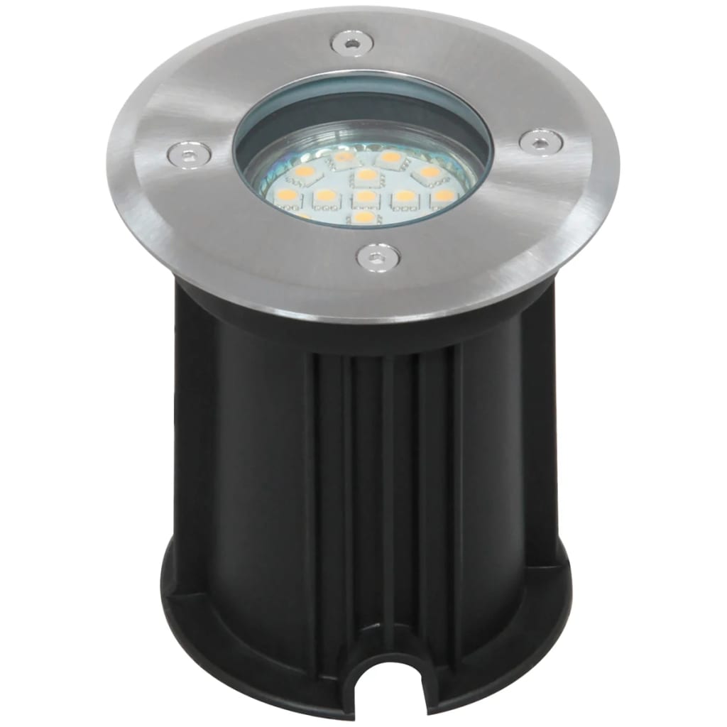 Projecteur LED intégré au sol 3 W Noir 5000.461 Smartwares | Leroy Merlin