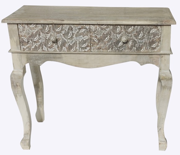 Console Mango 91x42x81 Naturel | Leroy Merlin