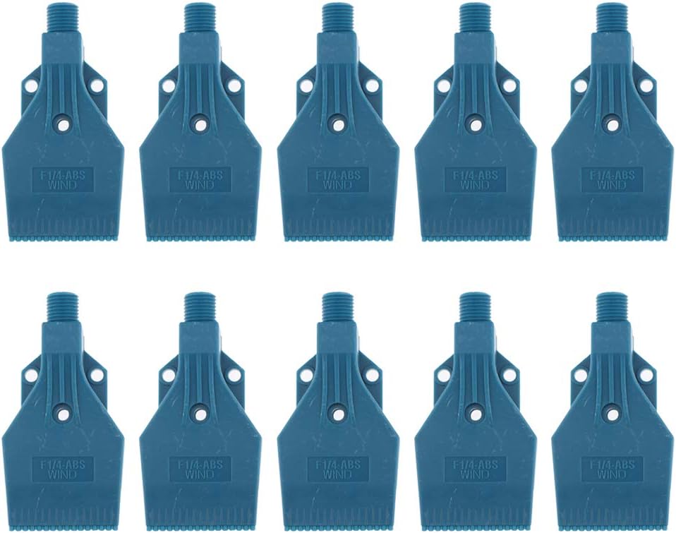 Lot de 10 buses à jet d'air en plastique ABS 1/4 trou avec souffleur d ...
