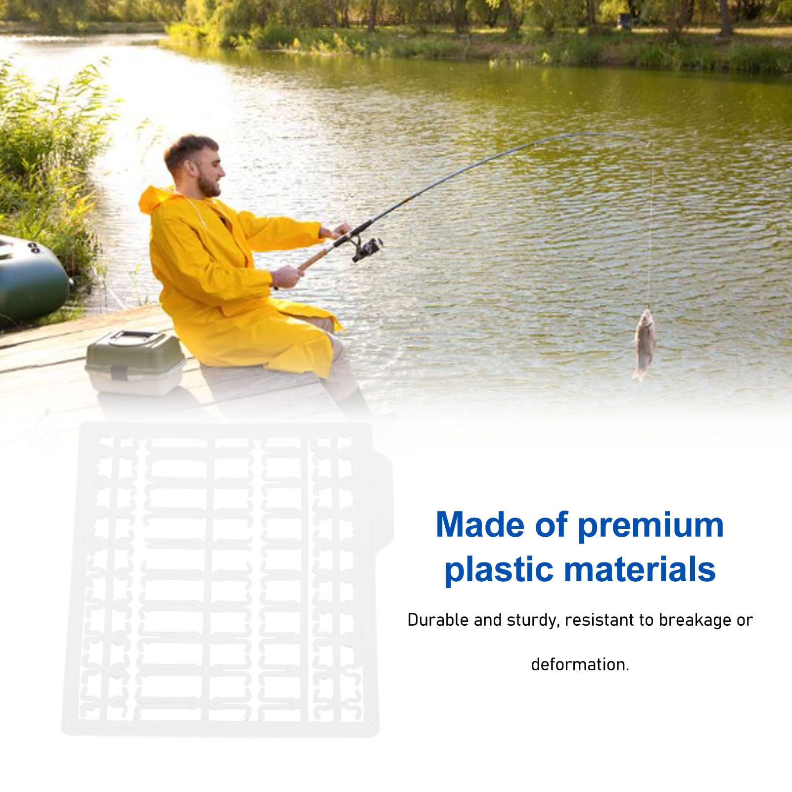 Lot de 30 bouchons d'appât en plastique de type grille, résistants aux ...