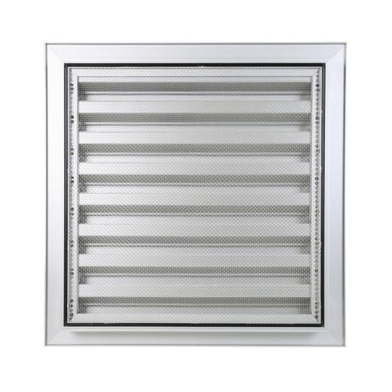 Grille murale à encastrer RENSON F1 anodisé argent moustiquaire inox ...