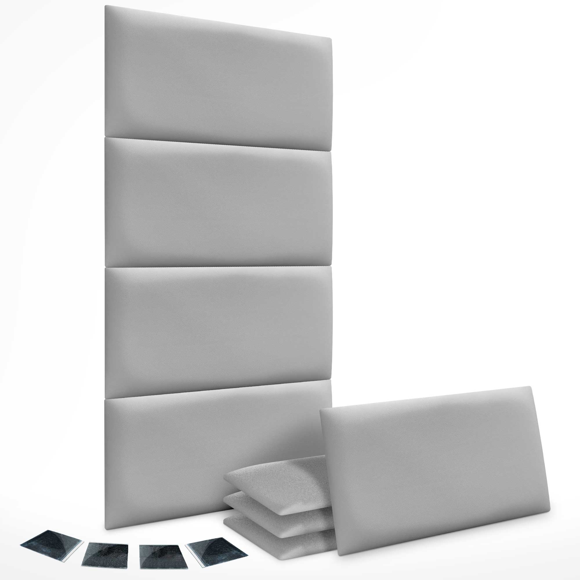 DHOME Juego de 8 Paneles Tapizados de Lino Pack Autoadhesivos para ...