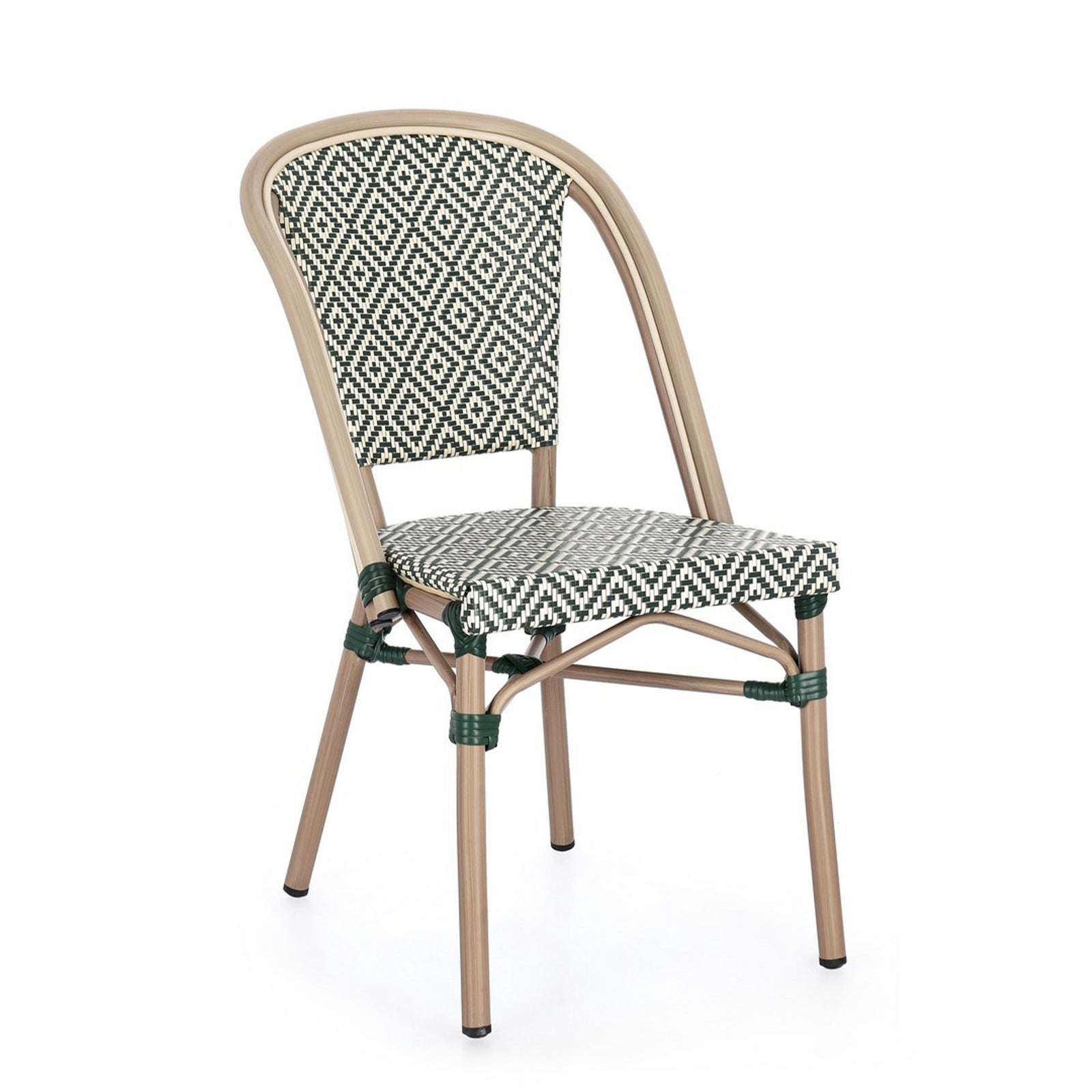 Chaise « Silveira », structure en aluminium, assise en textilène, pour ...