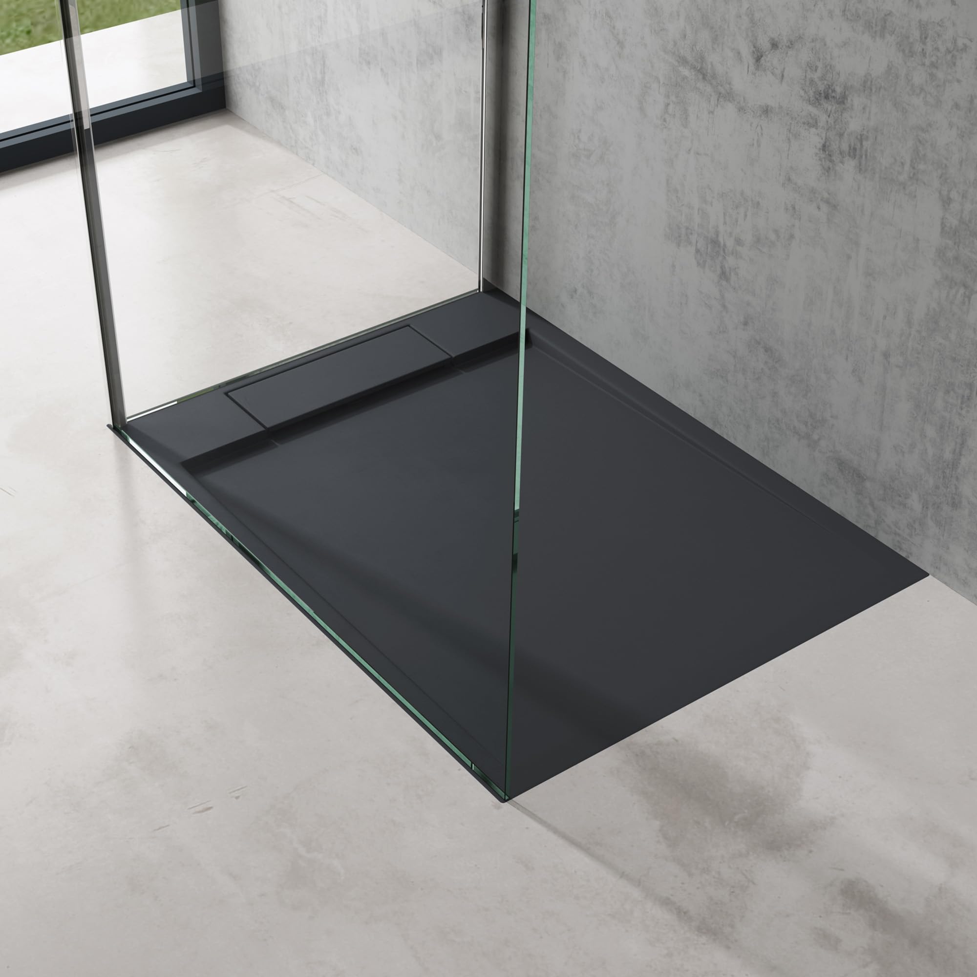 Doporro Receveur de Douche Design Ultra Plat 4 cm Bac à Douche ...