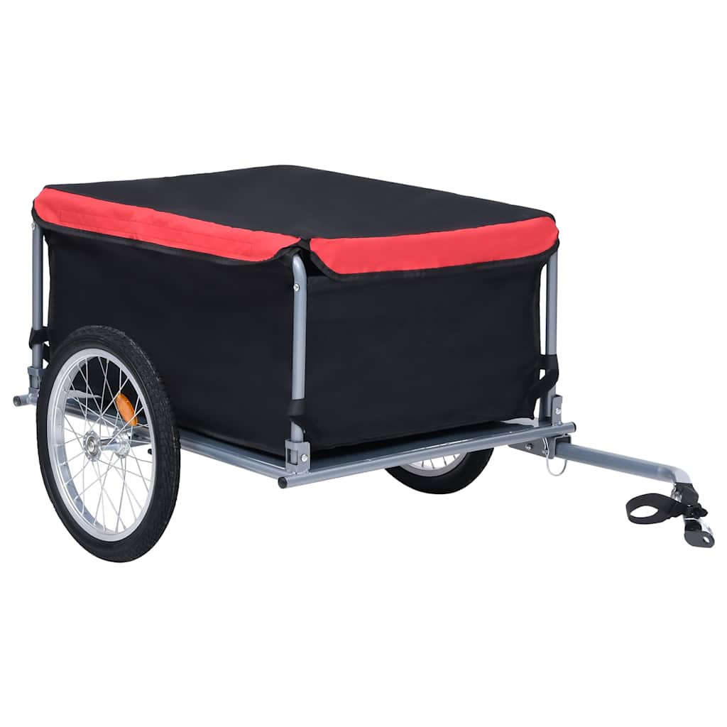Remolque para bicicletas negro y rojo 65 kg | Leroy Merlin