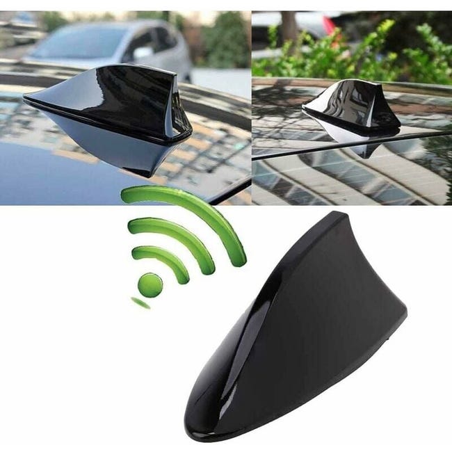 Antenne aileron de requin, antenne automobile universelle, avec base ...