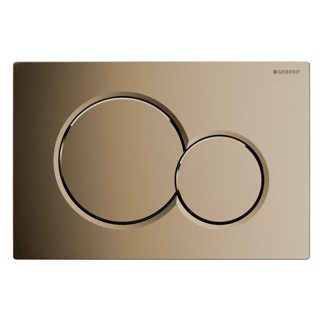 Geberit Sigma01 Plaque de commande, double touche pour chasse d'eau ...