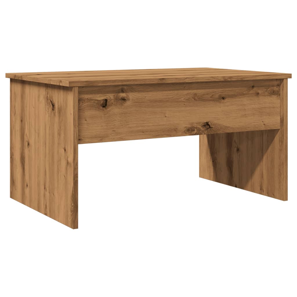 Table basse | Table d'appoint | Table de Salon chêne artisanal 80x50 ...