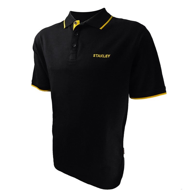 Polo Stanley Texas - 40 - Noir et Jaune - Taille 40 | Bricoman
