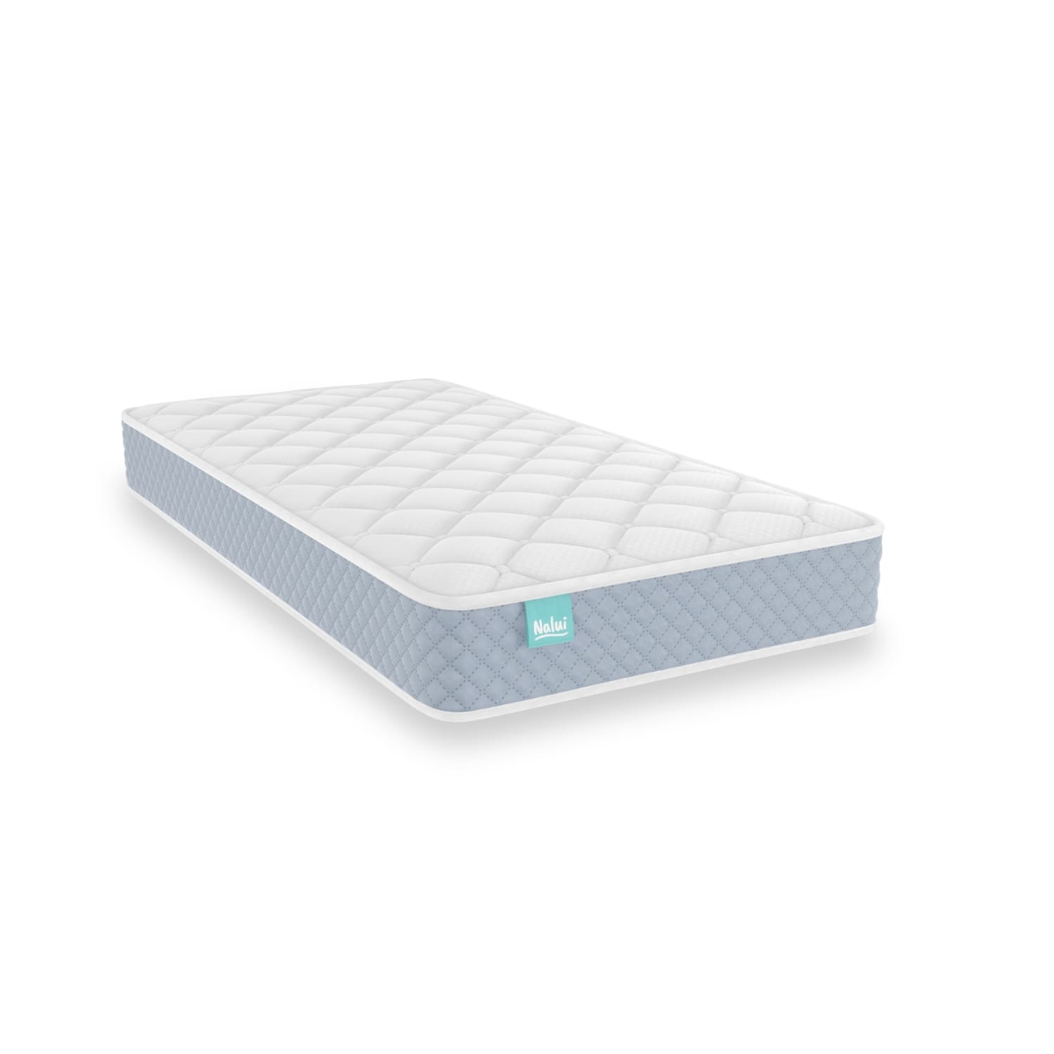 Nalui Colchón Cuna 57x117 cm Baby One azul claro ±12cm | Certificado ...
