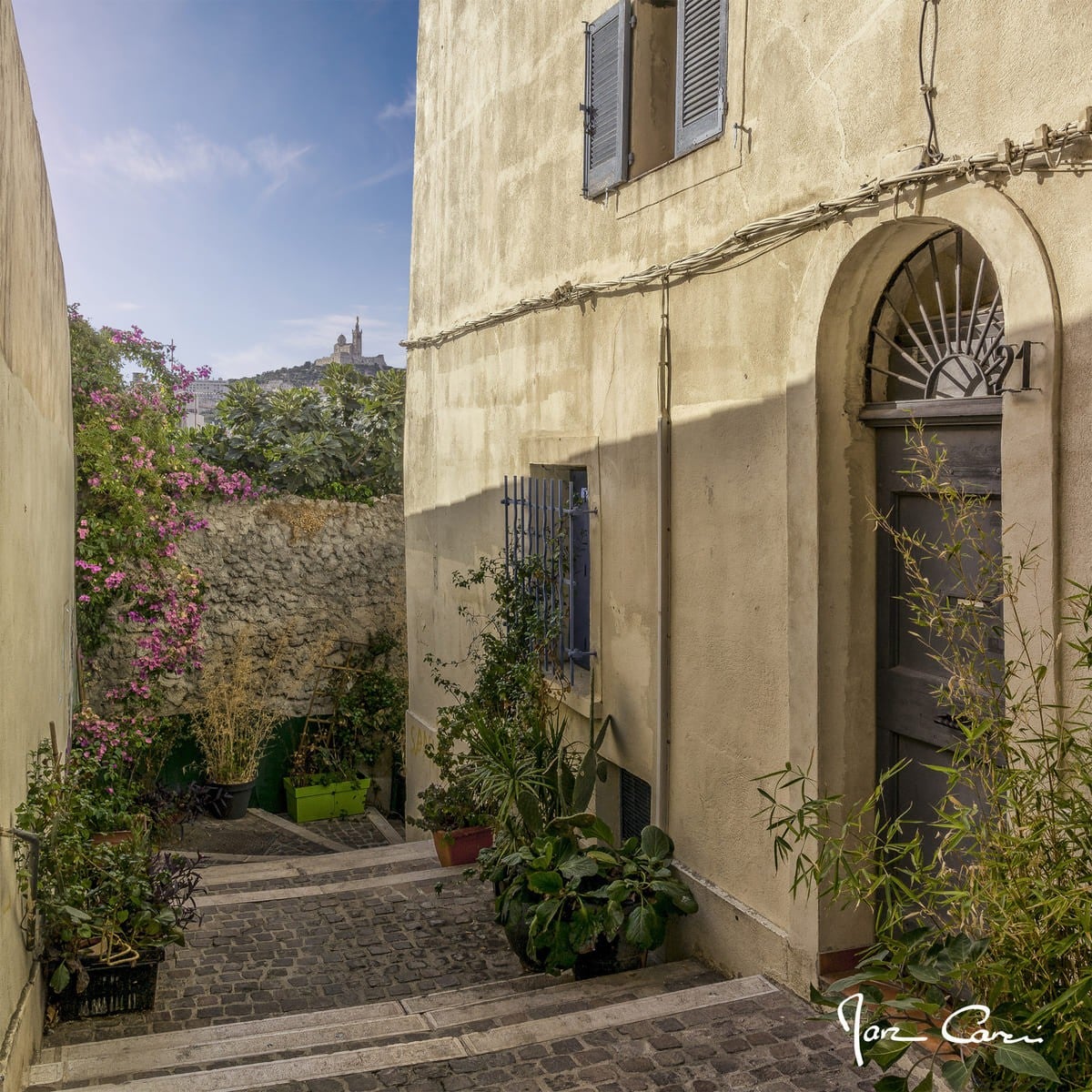 Tableau sur toile quartier panier 45x45 cm | Leroy Merlin