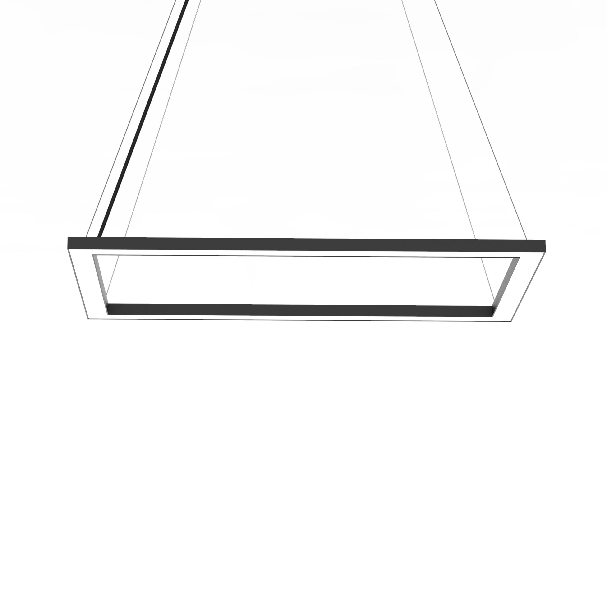 LUMICOM | FLOOR Suspension, STRIP LED, 38W/m, 4000K, métal, noir ...