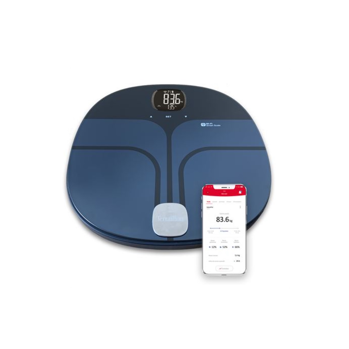 Báscula personal - Terraillon - MASTER COACH - Electrónica, conectada a WIFI - Impedancia - IMC ...