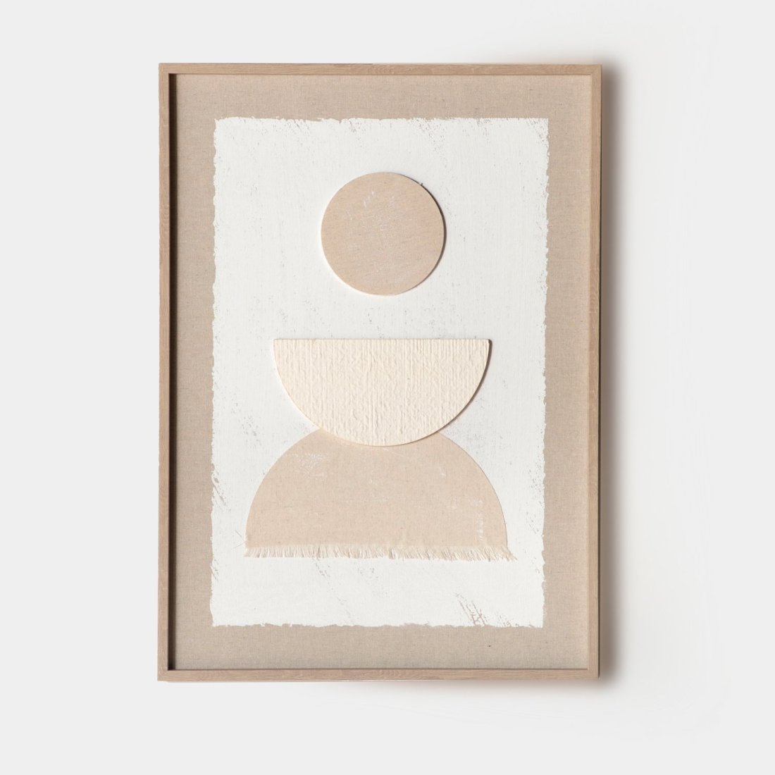 Tableau décoratif abstrait avec texture Saito | Leroy Merlin