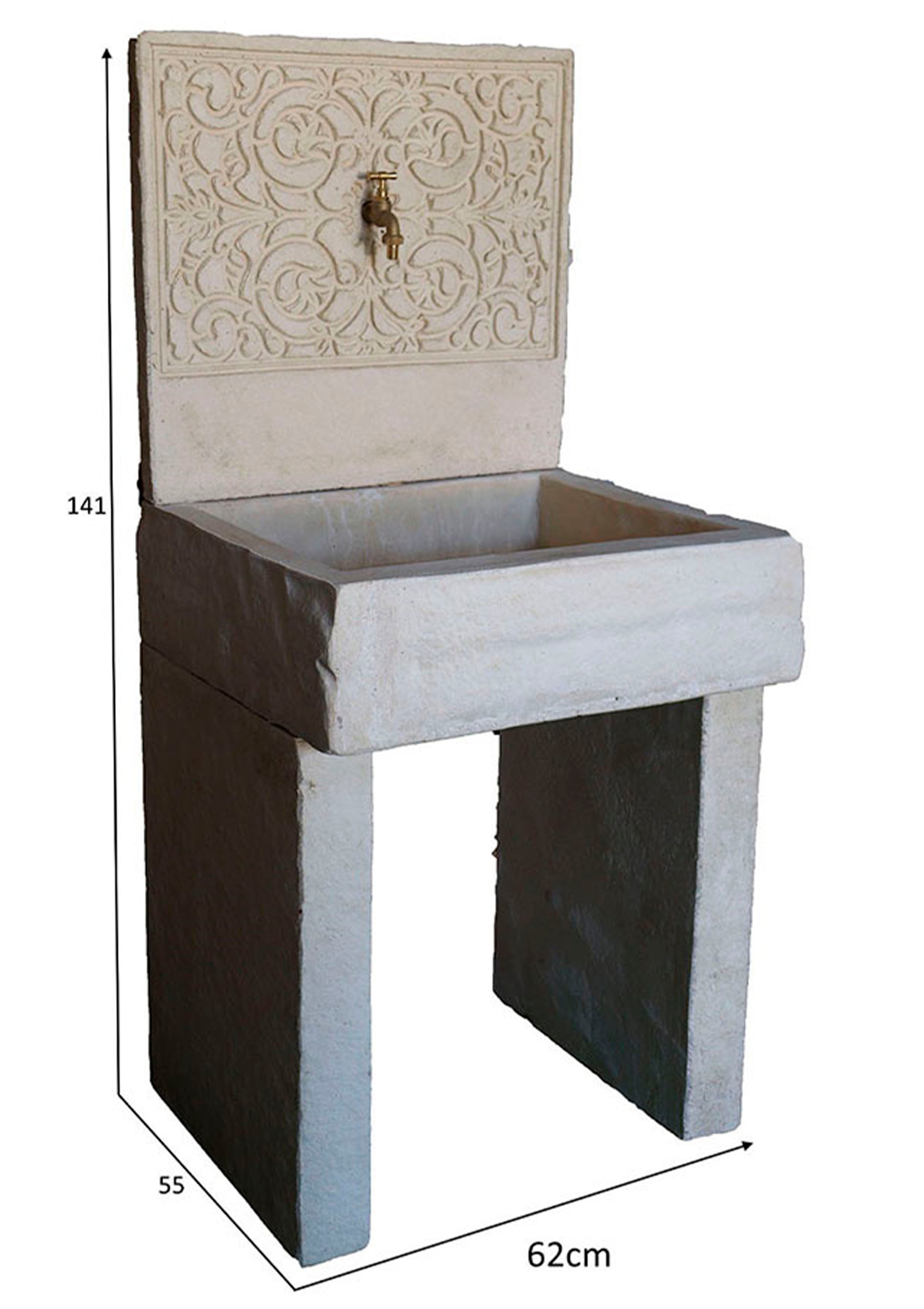 Évier Texture Rustic RF313 Mesure H 141 x L62cm | Leroy Merlin