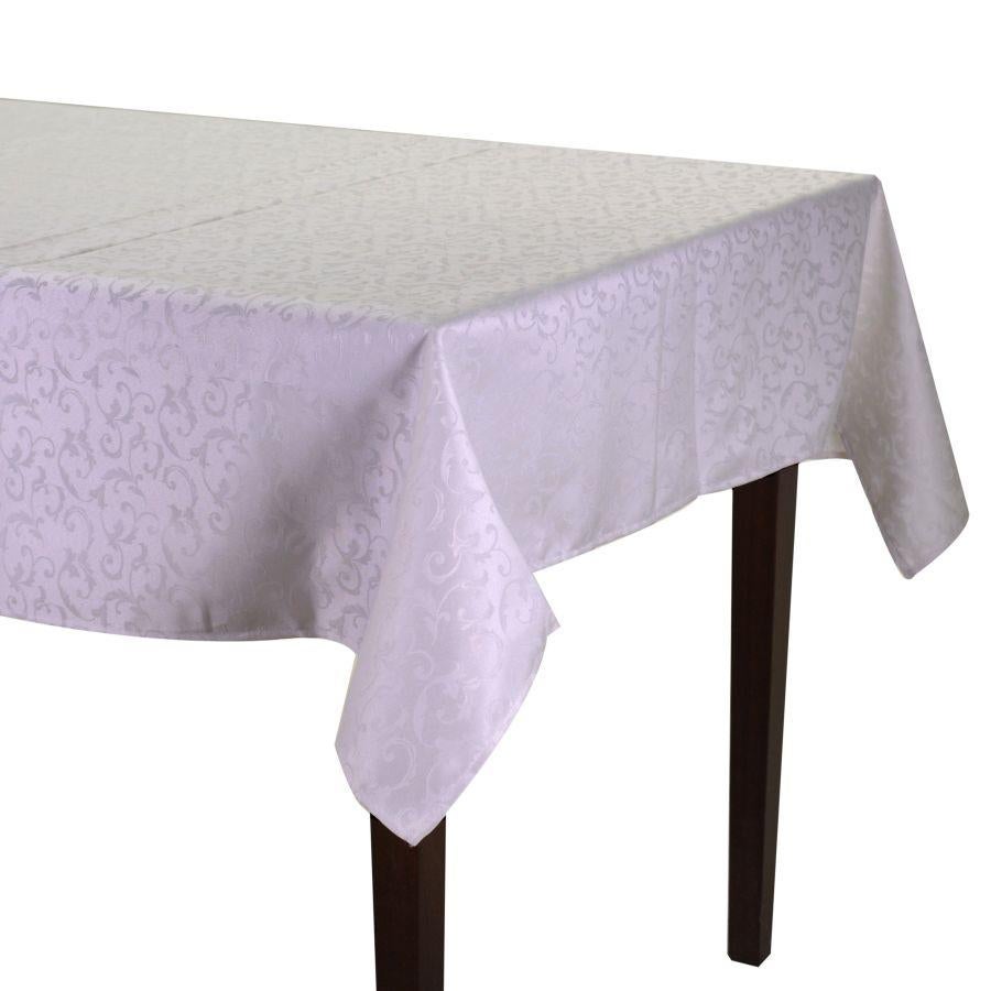 Mantel de poliéster jacquard finlandés blanco cm150x180 | Leroy Merlin