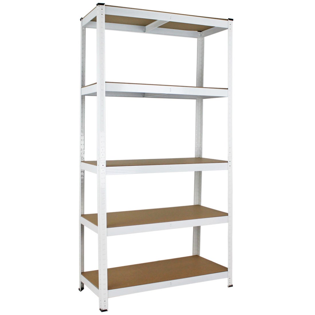 Set da 2 scaffale in metallo bianco con 5 ripiani da 875 kg | Leroy Merlin