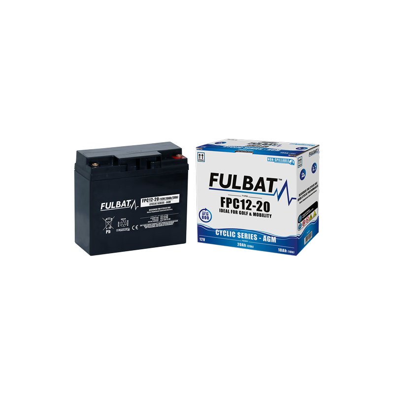 Batterie FPC12-20 Fulbat 12V, 20Ah | Leroy Merlin