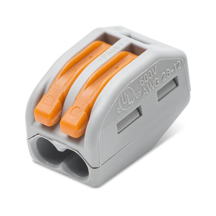 Connecteurs rapides Wago, 50 pièces, 2 entrées, pour fils 0,08 à 4 mm² ...